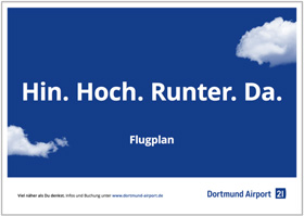 Flugplan des Dortmund Airport